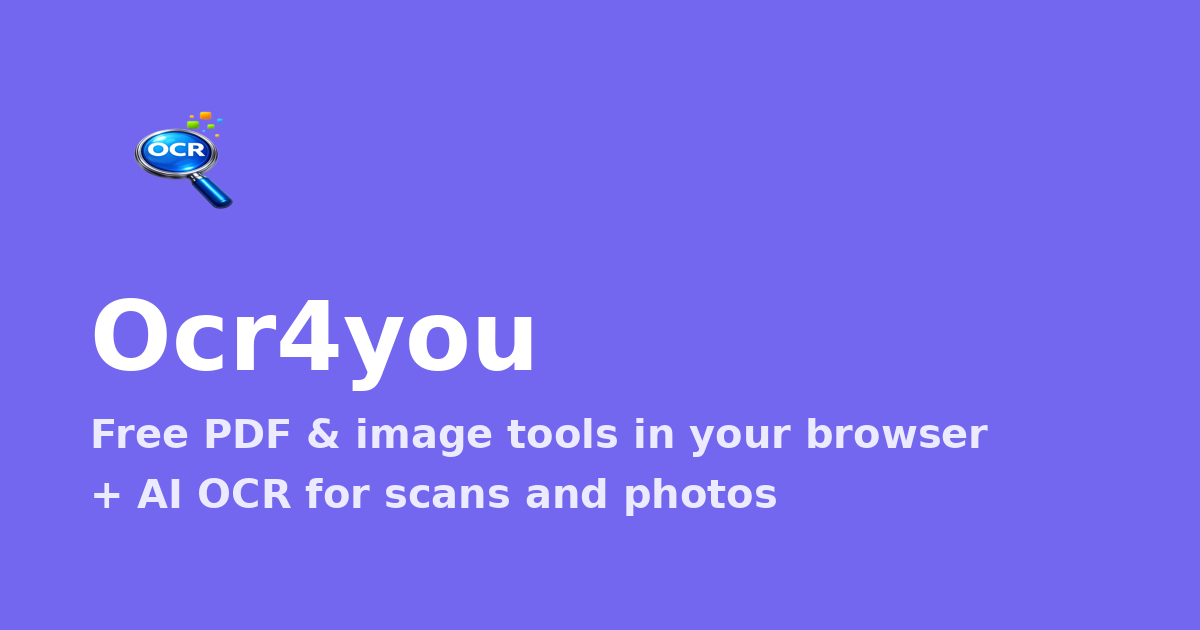 Image to Text Converter – Extract Text from JPG & PNG | Ocr4you